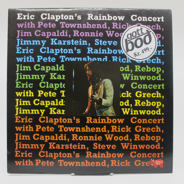 Notuð plata: Eric Clapton : Eric Clapton's Rainbow Concert (LP, Album ...